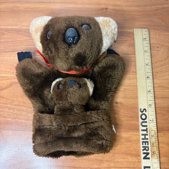 Toys | Vintage 7s Brown Koala Hand Puppet Plush With Baby Koala Finger ...